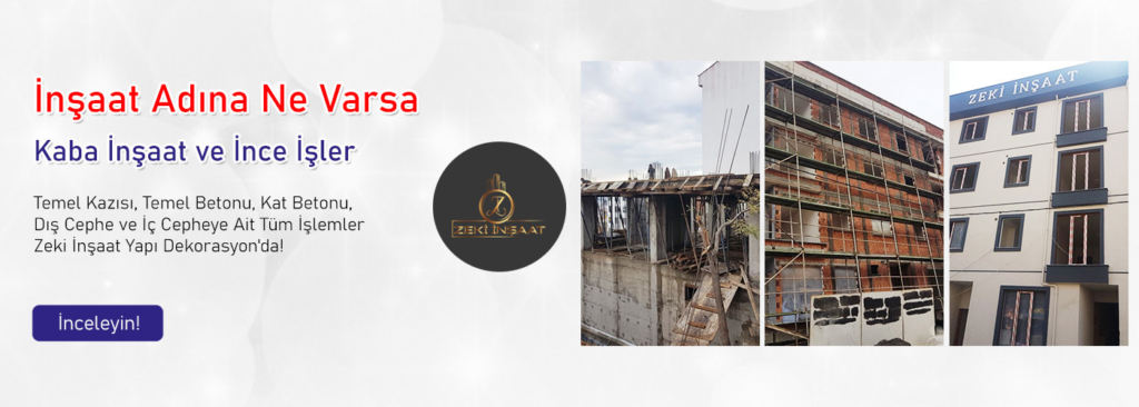 Zeki İnşaat Yapı Tadilat - Komple İnşaat, Asma Tavan, Alçıpan, Kartonpiyer